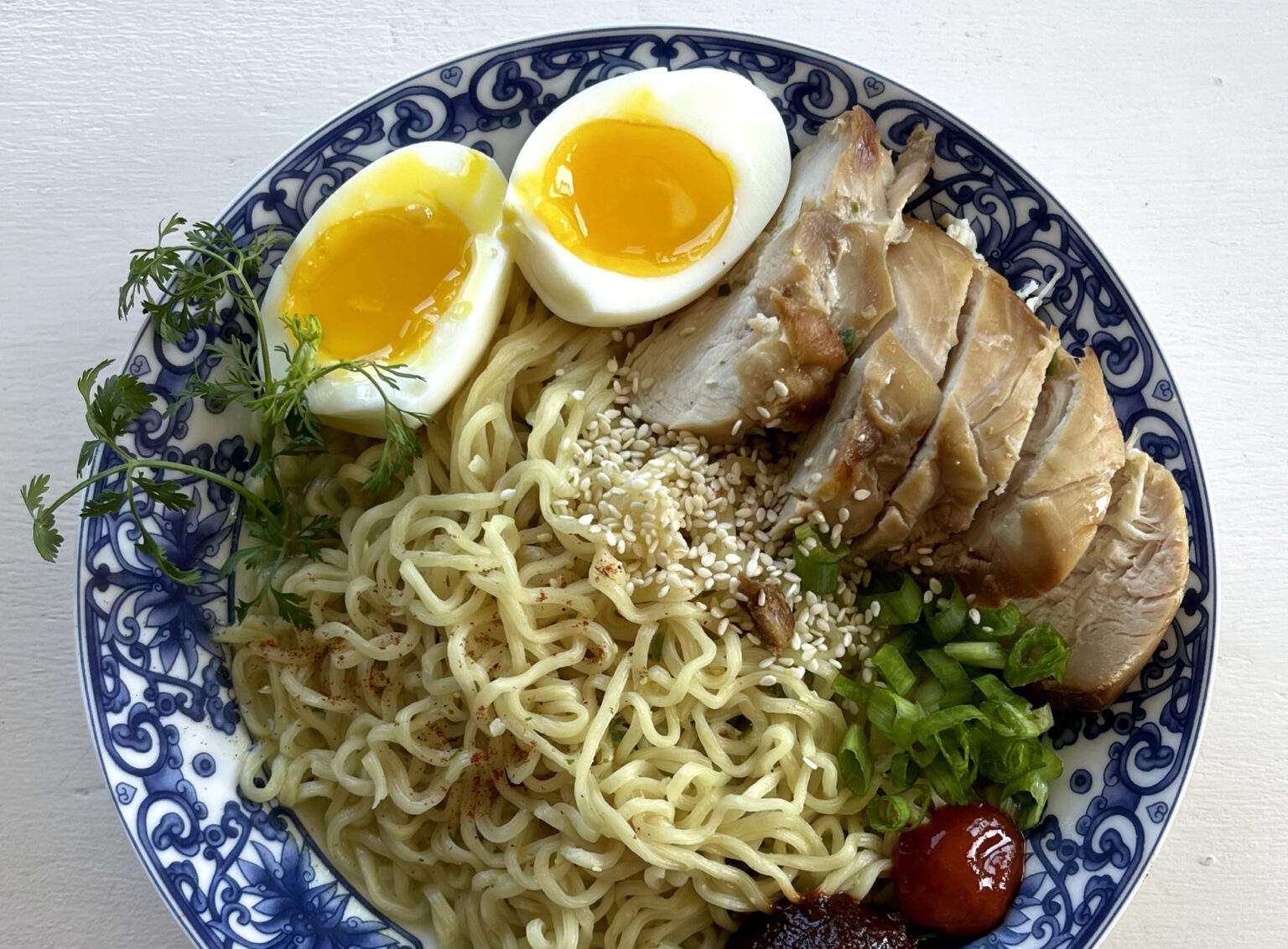How to Make Fancied up Instant Ramen Option #5: Tonkotsu with Teriyaki ...